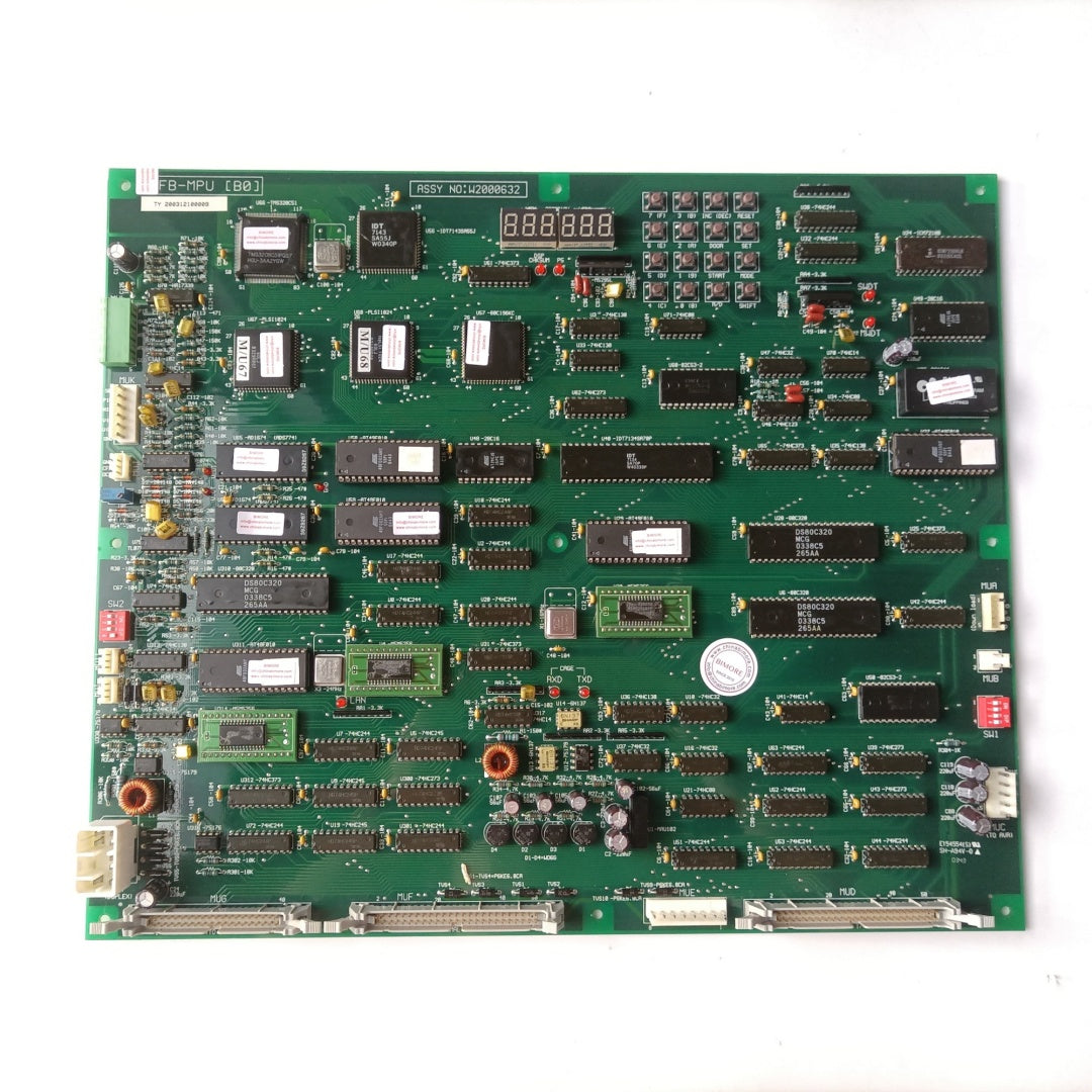 Placa base PCB para elevador FB-MPU B0 ASSY NO W2000632